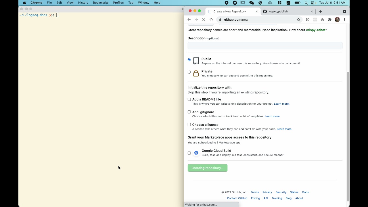 Publish Logseq to Github Pages