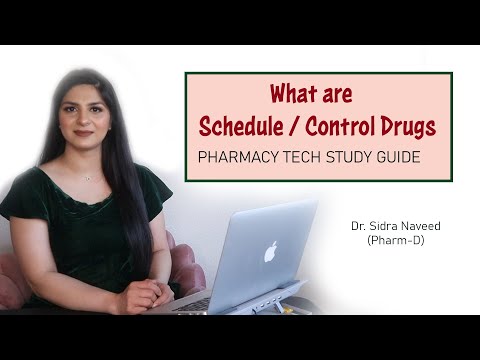 What are schedule Drugs | Pharmacy tech study guide | DEA controlled medications