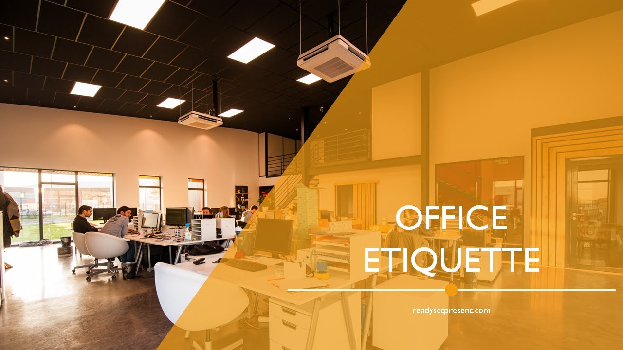 Office Etiquette WoW PowerPoint PPT Presentation Sample @ReadySetPresent.com