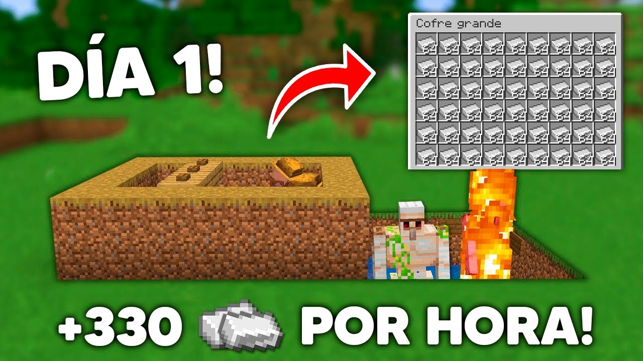 The Easiest Iron Farm - Minecraft Java 1.20+