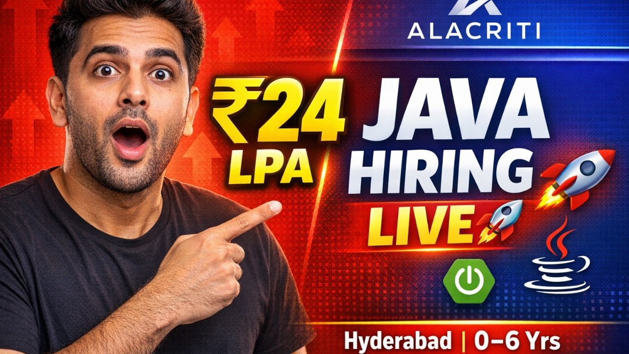 Alacriti Hiring Challenge 2026 🔥 Java Hiring | Up to 24 LPA | Freshers Eligible | Full Details