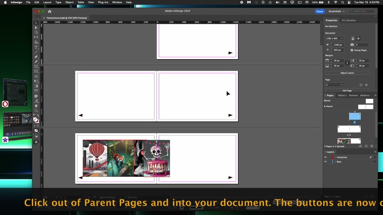 InDesign Interactive ePub Navigation Buttons