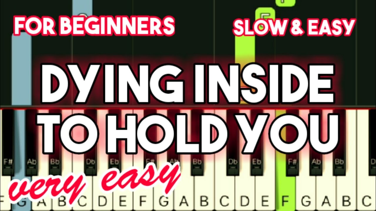 TIMMY THOMAS - DYING INSIDE TO HOLD YOU | SLOW & EASY PIANO TUTORIAL
