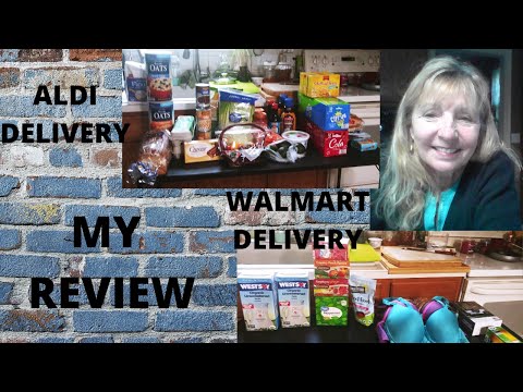 ALDI & WALMART DELIVERY REVIEW - RESTOCKING FOOD AFTER 30 DAY NO SHOP