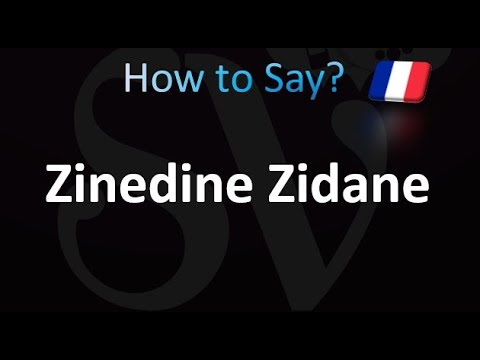 How to Pronounce Zinedine Zidane (correctly!)