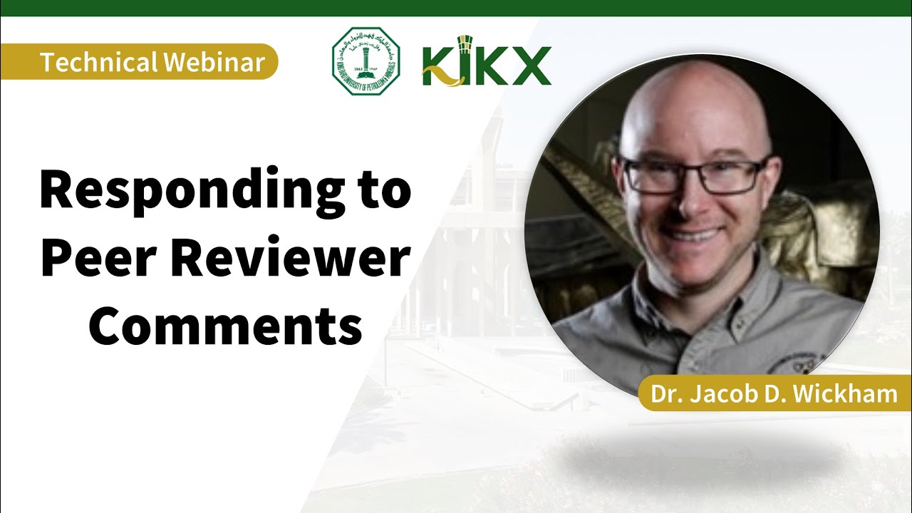 Webinar: Responding to Peer Reviewer Comments