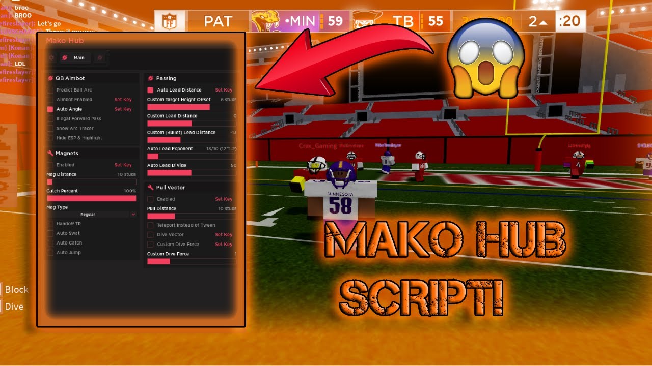 FOOTBALL FUSION 2 MAKO HUB SCRIPT! 🔥