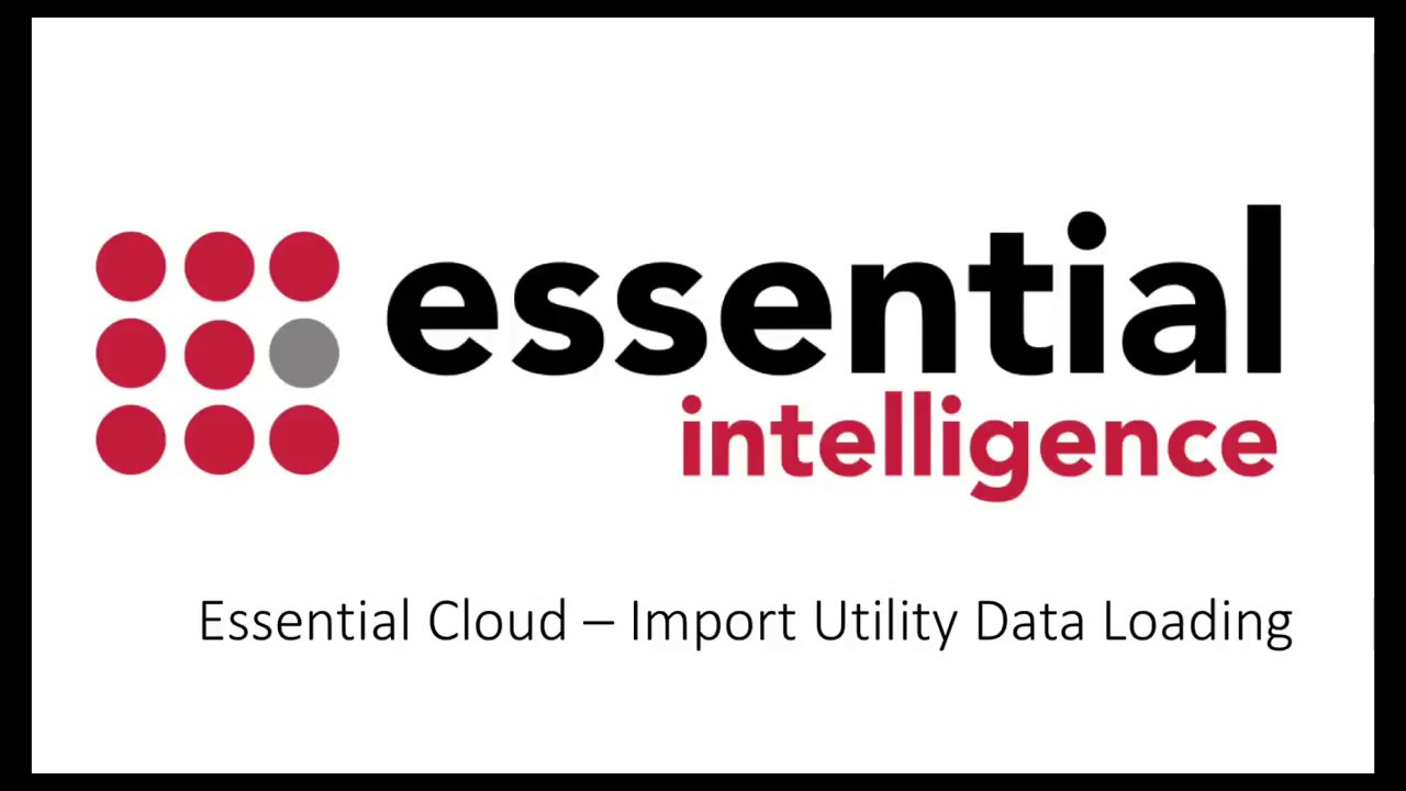 Essential Cloud - Import Utility - Import Data