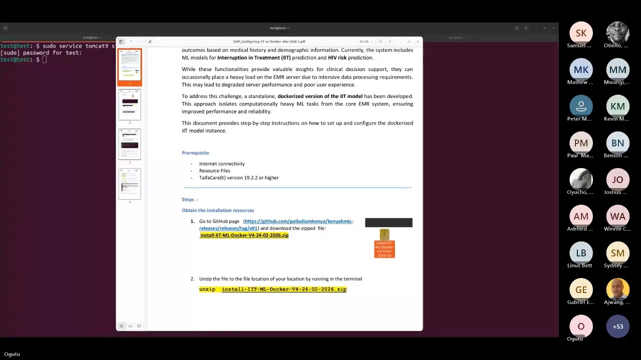 Dockerized IIT Setup for TaifaCare(K)