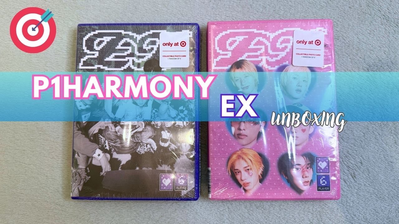 P1Harmony Ex unboxing - Target exclusive versions!
