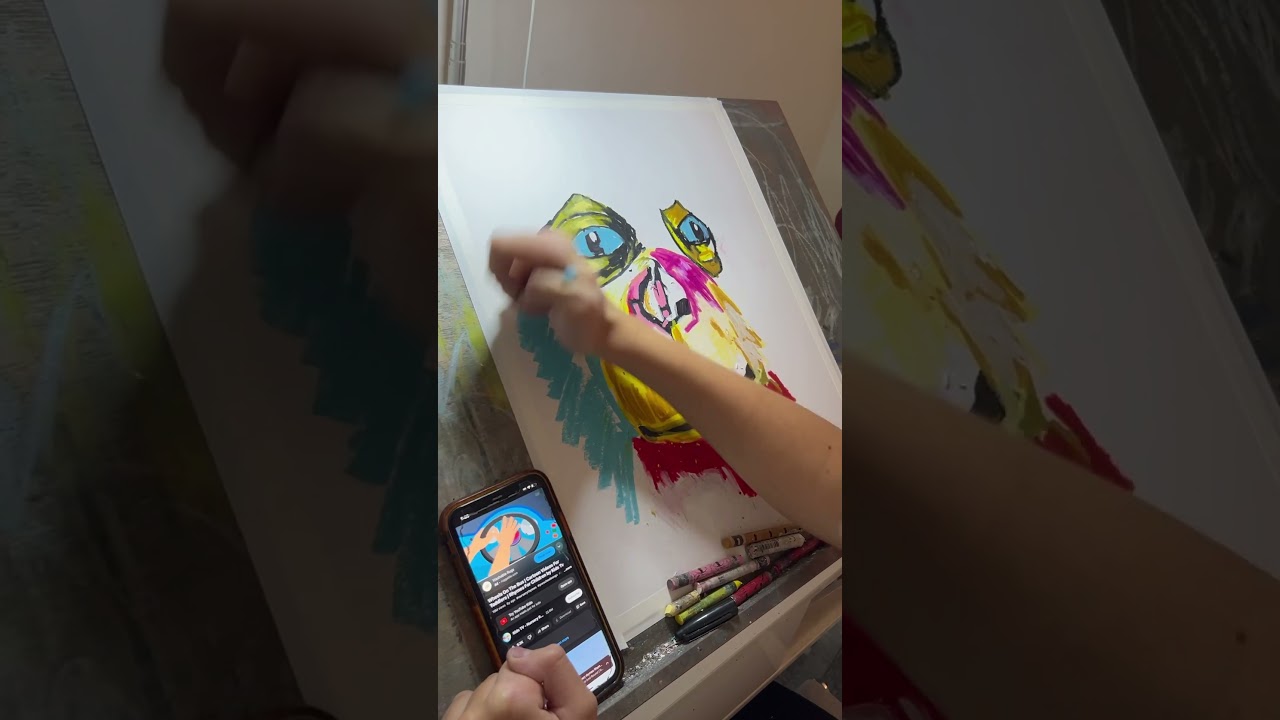 Viktor's ability to draw and color effortlessly is nothing short of extraordinary #autism #autismart