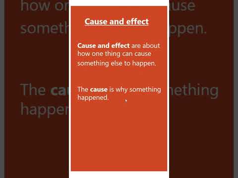 Cause and Effect | What is Cause and Effect | Difference between Cause and Effect