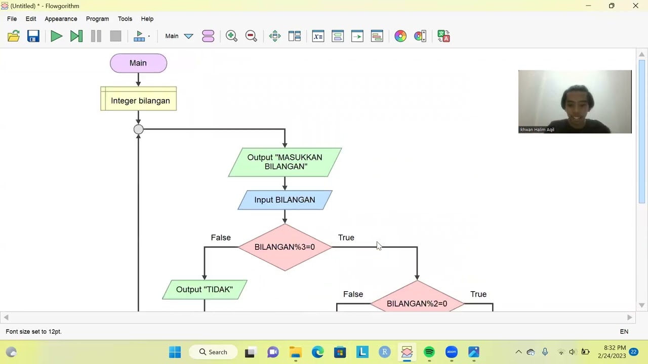 TUGAS PKS - FLOWGORITHM