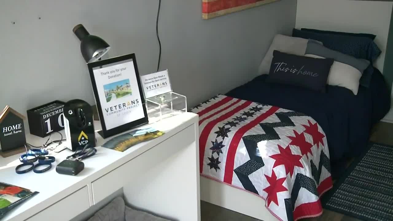 Tiny homes being built for veterans