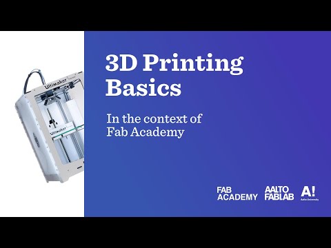 3D Printing Basics (FDM)