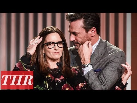 Tina Fey Full Speech (Jon Hamm Opens) at Women in Entertainment  2016 | THR