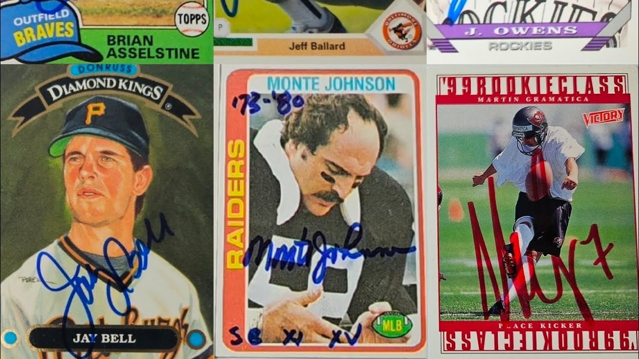 My TTM Autograph Haul #149 - 9 Returns (Martin Gramatica, Jay Bell, Monte Johnson & more)