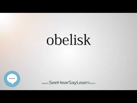 obelisk - Smart & Obscure English Words Defined 👁️🔊🗣🧠✅