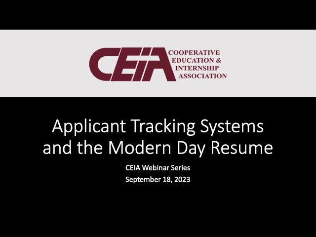 Understanding Applicant Tracking Systems and Crafting the Modern Resume ...