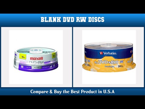 Top 10 Blank DVD+RW Discs to buy in USA 2021 | Price & Review