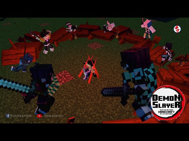 Demon Slayer Minecraft: Infinity Castle | Kimetsu no Yaiba 鬼滅の刃 ...