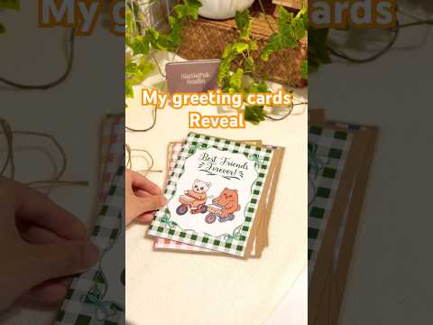 Show you all my greeting cards at once #smallbusiness #products #greetingcard #handmade #gift