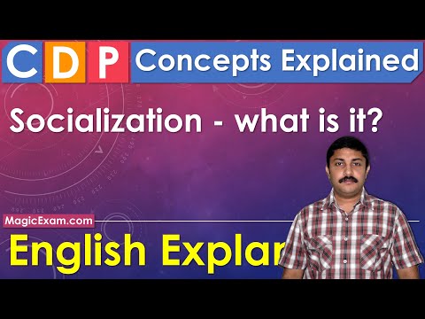 Socialization - what is it? CDP Concepts English Explanation