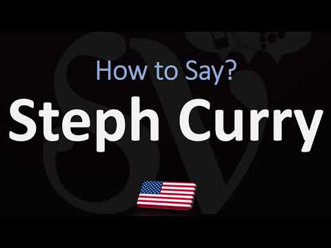 How to Pronounce Steph Curry? (CORRECTLY)