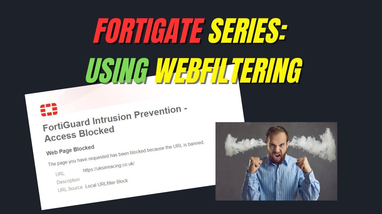 FortiGate Firewall: Using Webfiltering Tutorial
