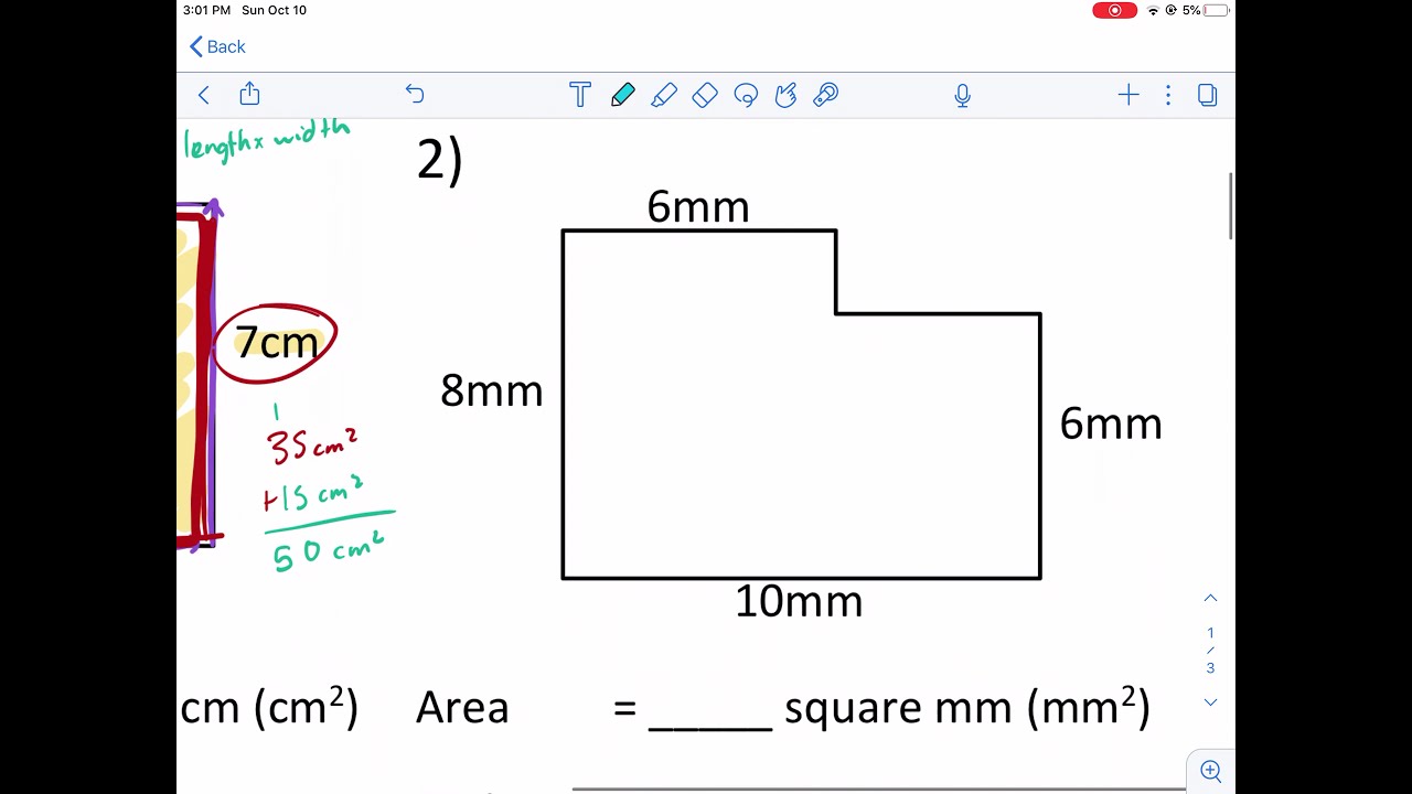 Math-Salamanders: area and perimeter of rectilinear shapes