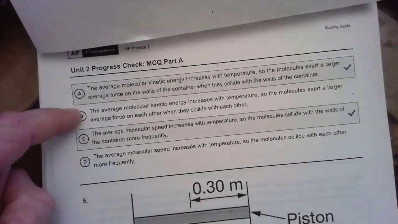Unit 2 Progress Check MCQ A Explained