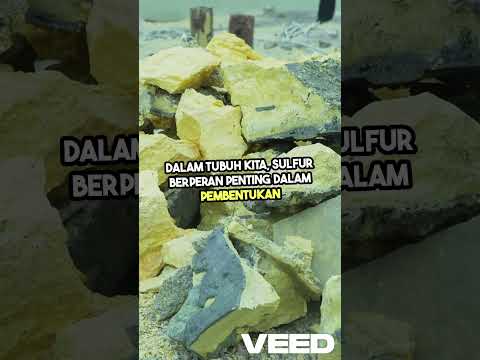 Fakta Menarik Unsur Sulfur yang Mengejutkan! #faktamenarik