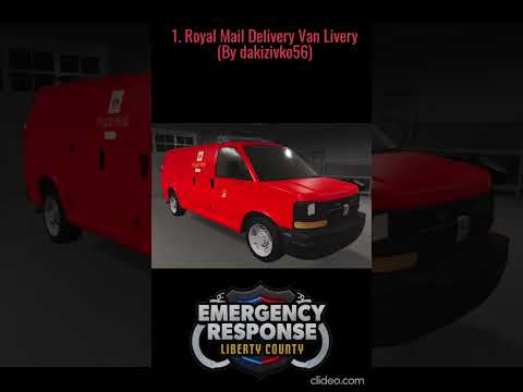 BEST ERLC DELIVERY VAN LIVERIES!!! #shorts #erlc #roblox