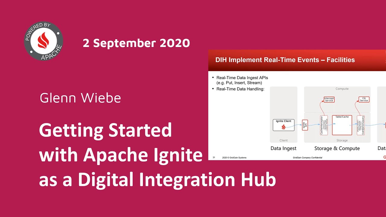 Getting Started with Apache Ignite as a Digital Integration Hub