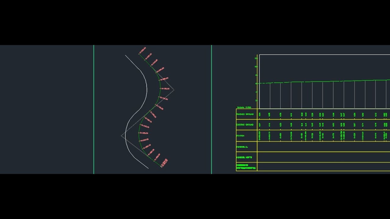 Extract a polyline from an alignment