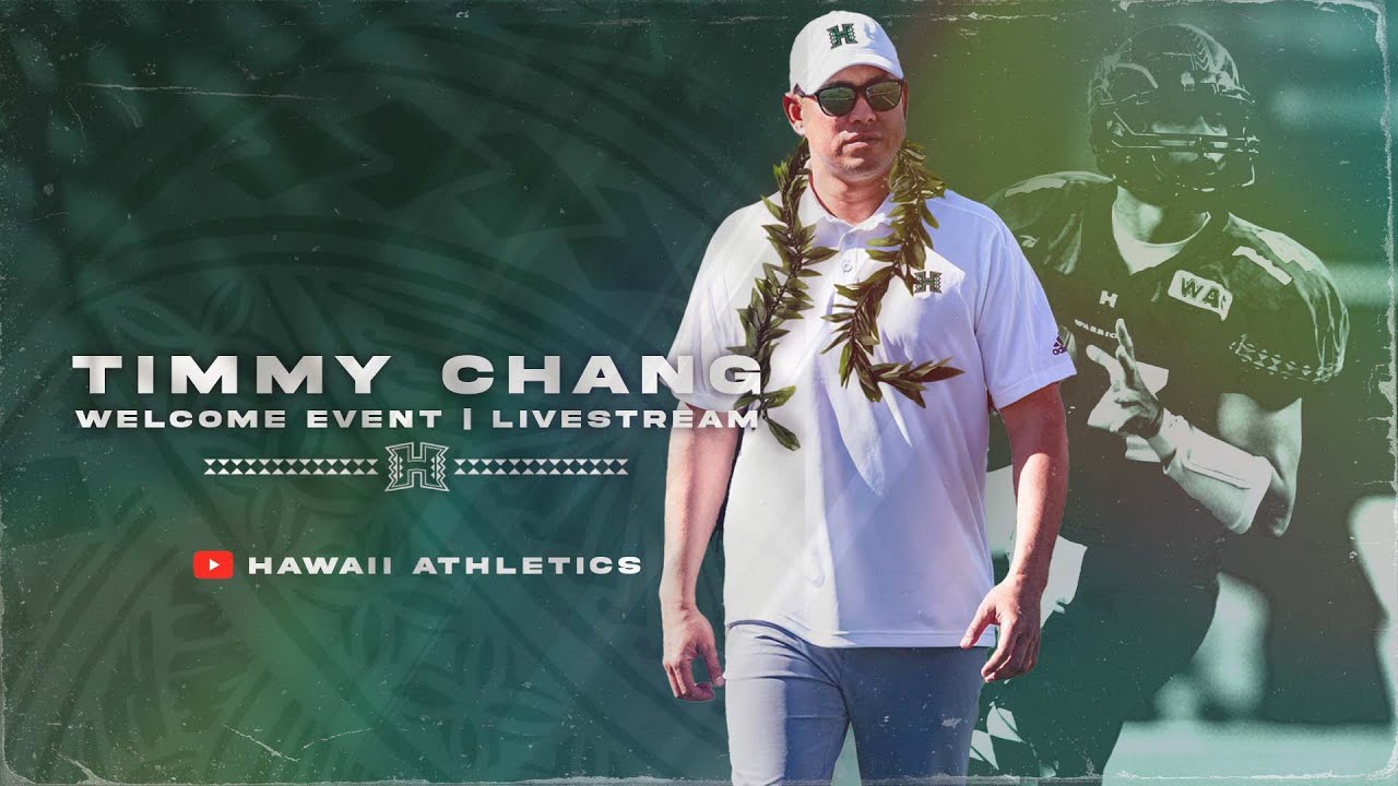 VIDEO: University of Hawaii introduces Timmy Chang as new head football ...