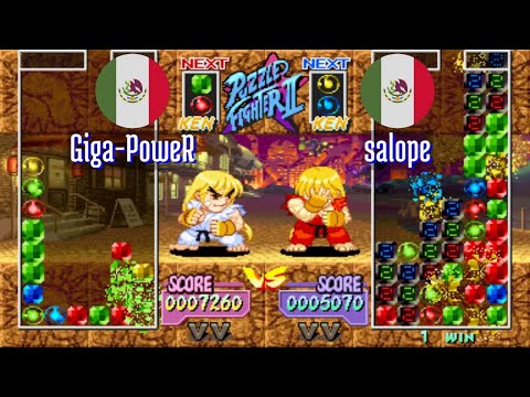 FT5 @spf2t: Giga-PoweR (MX) vs salope (MX) [Super Puzzle Fighter II Turbo spf2 Fightcade] May 26