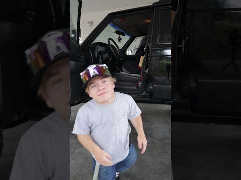 Getting in the jeep is actually super easy!