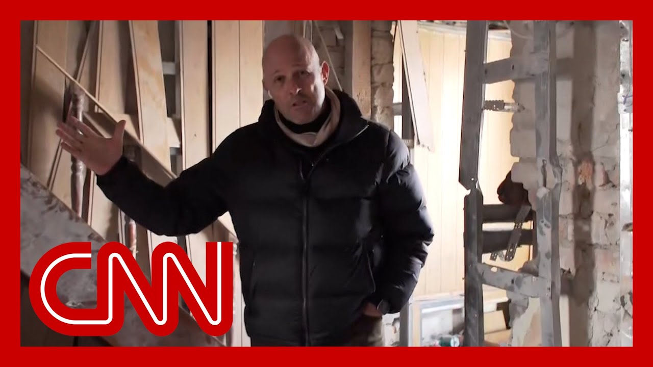 Shelled home shows reality of situation eastern Ukraine