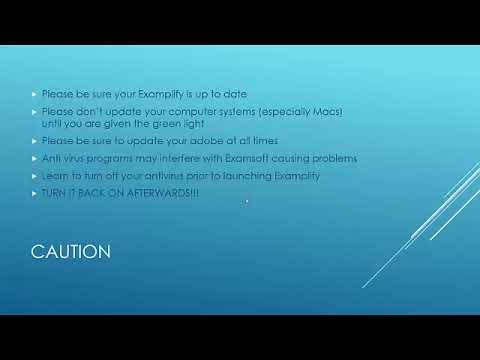 introduction to examsoft and examplify