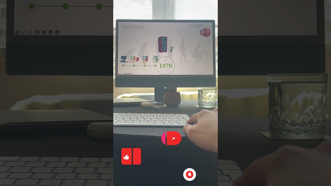 Computer Evolution in PowerPoint 🔥🦍