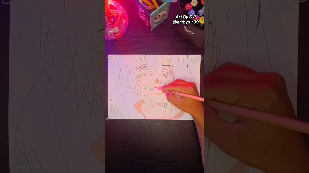 Mahito Jujutsu Kaisen 💯 #jujutsu #mahito #jujutsukaisen #anime #art #draw #shorts #viral #ArtbyS.R99