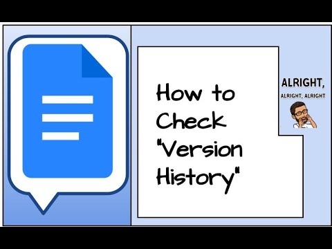 How to check version history in a Google Doc
