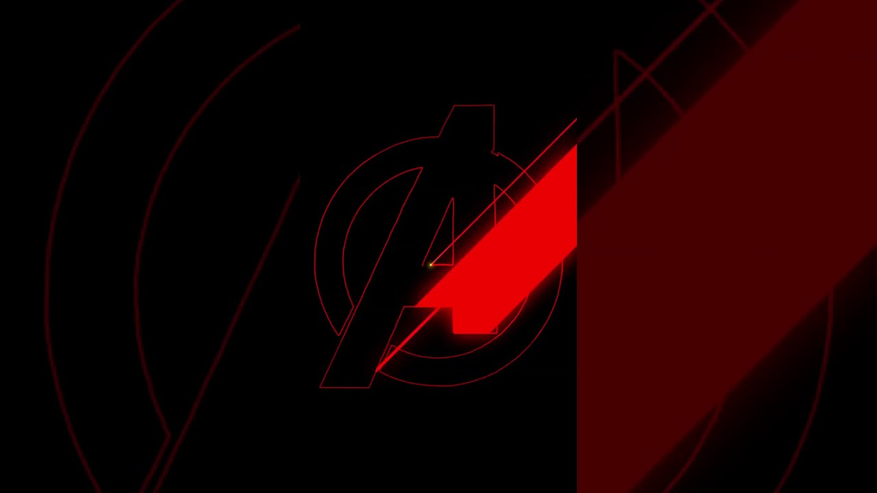 Avengers logo video - Live wallpaper for mobile