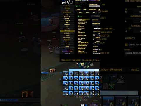 Messing around with the Trenchy Darkmode profile from JiberishUI installer! #elvui #worldofwarcraft