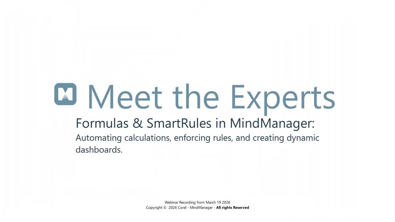 Formulas & SmartRules in MindManager
