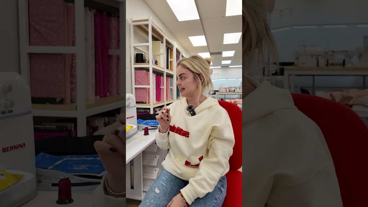 How to Sew and Embroider a Bandana with Stitchhouse | Bernina L890 and Bernina 990