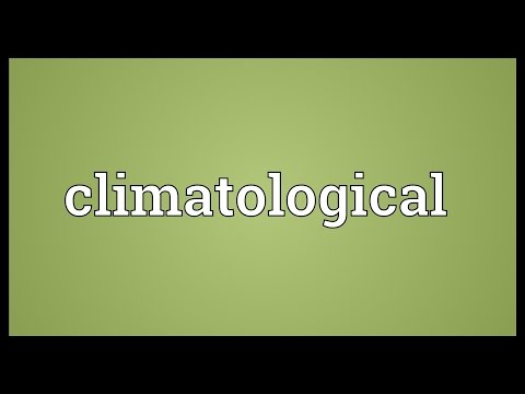 Climatological Meaning