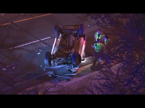 Rollover accident closes NB Loop 101 on-ramp on WB U.S. 60 in Mesa