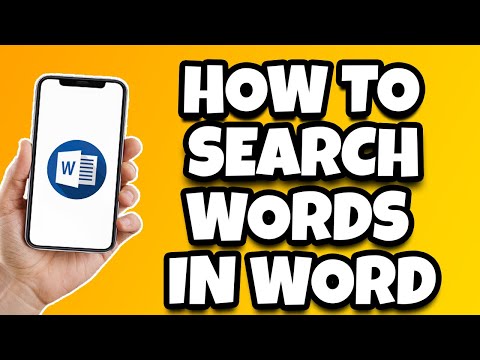 How To Search Specific Words in Microsoft Word - 2023 UPDATE